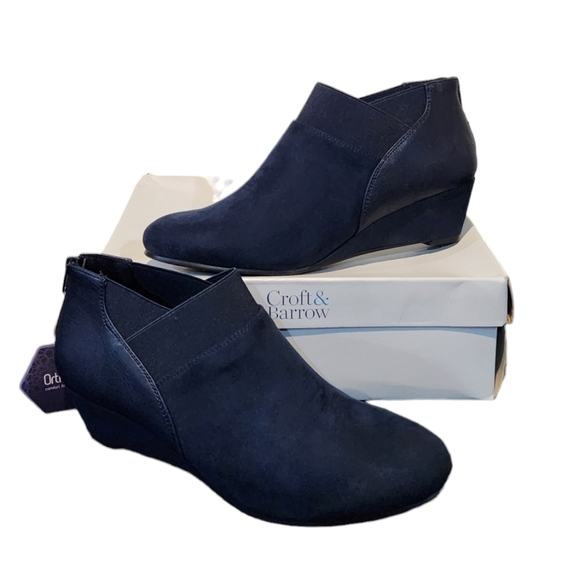 croft & barrow | Shoes | Croft Barrow Inlet Womens Wedge Ankle Boots ...
